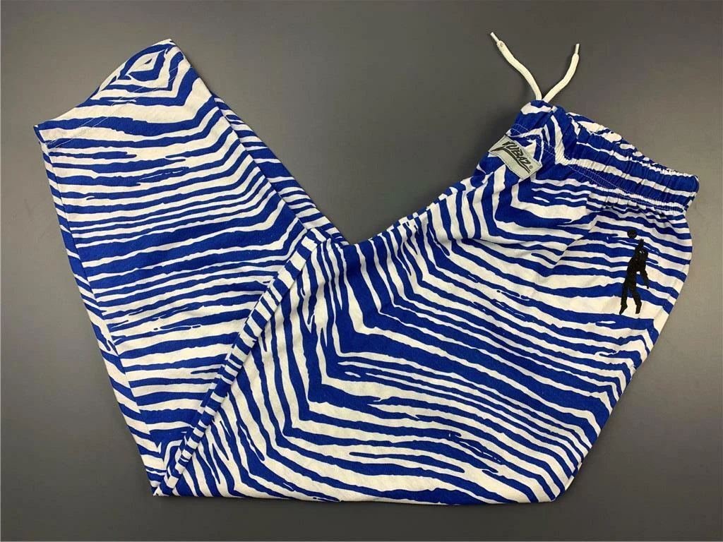Royal Blue Zebra Stripes