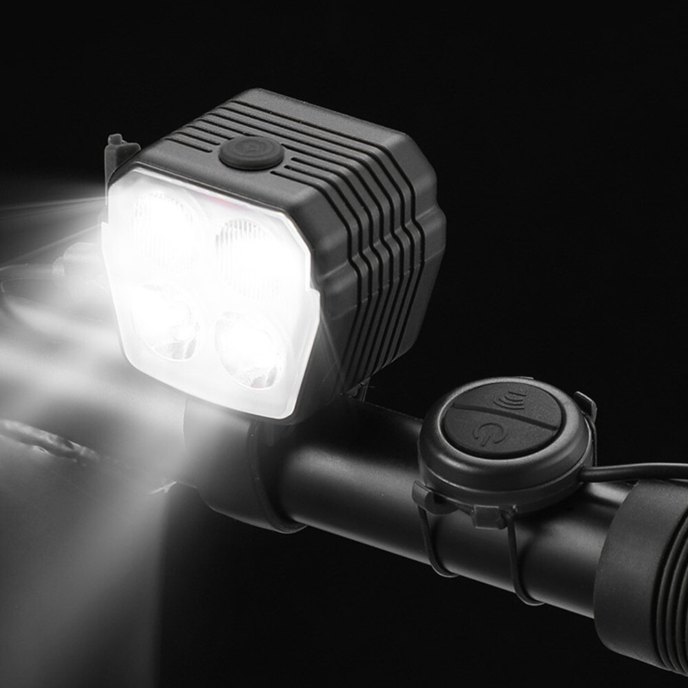 LED Bike Front Light Cycling Lamp USB Charging with Horn Cycling ...