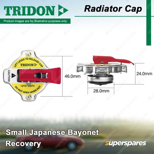 Tridon Safety Lever Radiator Cap for Holden Apollo Colorado Gemini ...