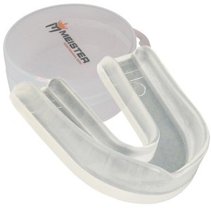 CUSTOM CLEAR SINGLE MOUTH GUARD w/ CASE - Meister MMA Gum Shield Piece ...