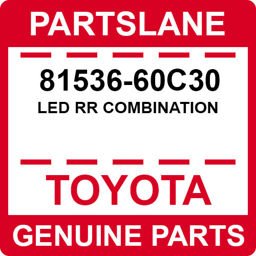 Toyota 81536-60C30 Genuine OEM LED Rear Combination RR COMBINATION ...