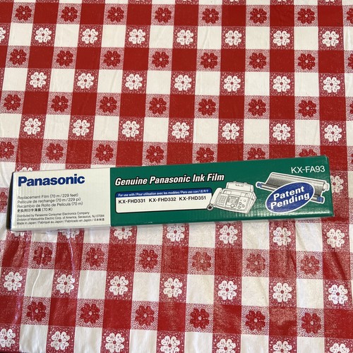 Genuine Panasonic Ink Film KX-FA93 Fax KX-FHD331, KX-FHD332, KX-FHD351 ...