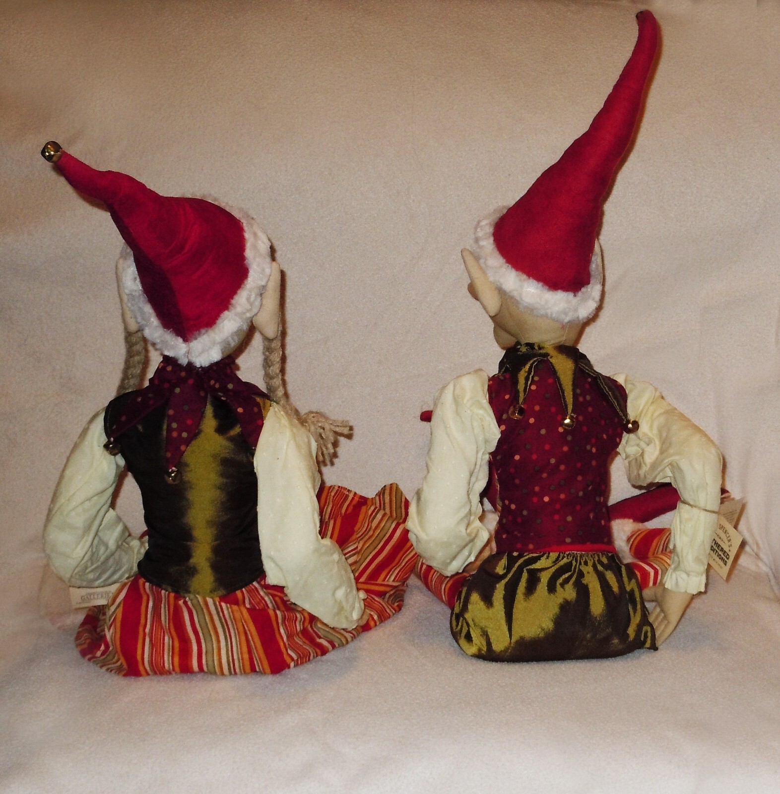 NEW Joe Spencer Gathered Traditions ELIJAH & EDWINA Elf Christmas ...