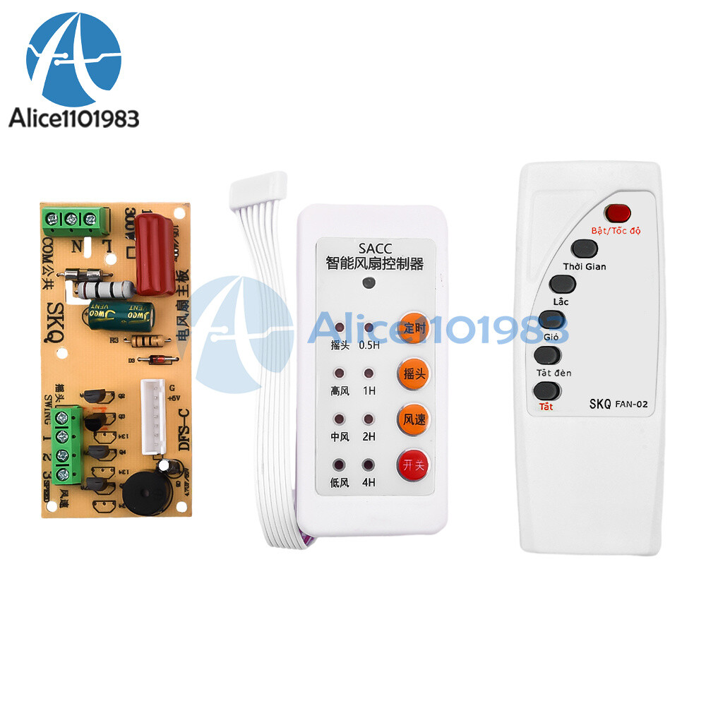 Remote Controlled Fan Regulator Circuit Single Phase 220V AC BLDC