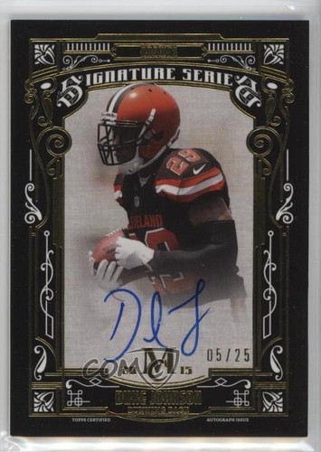 2015 Museum Collection Signature Series Gold /25 Duke Johnson Rookie ...