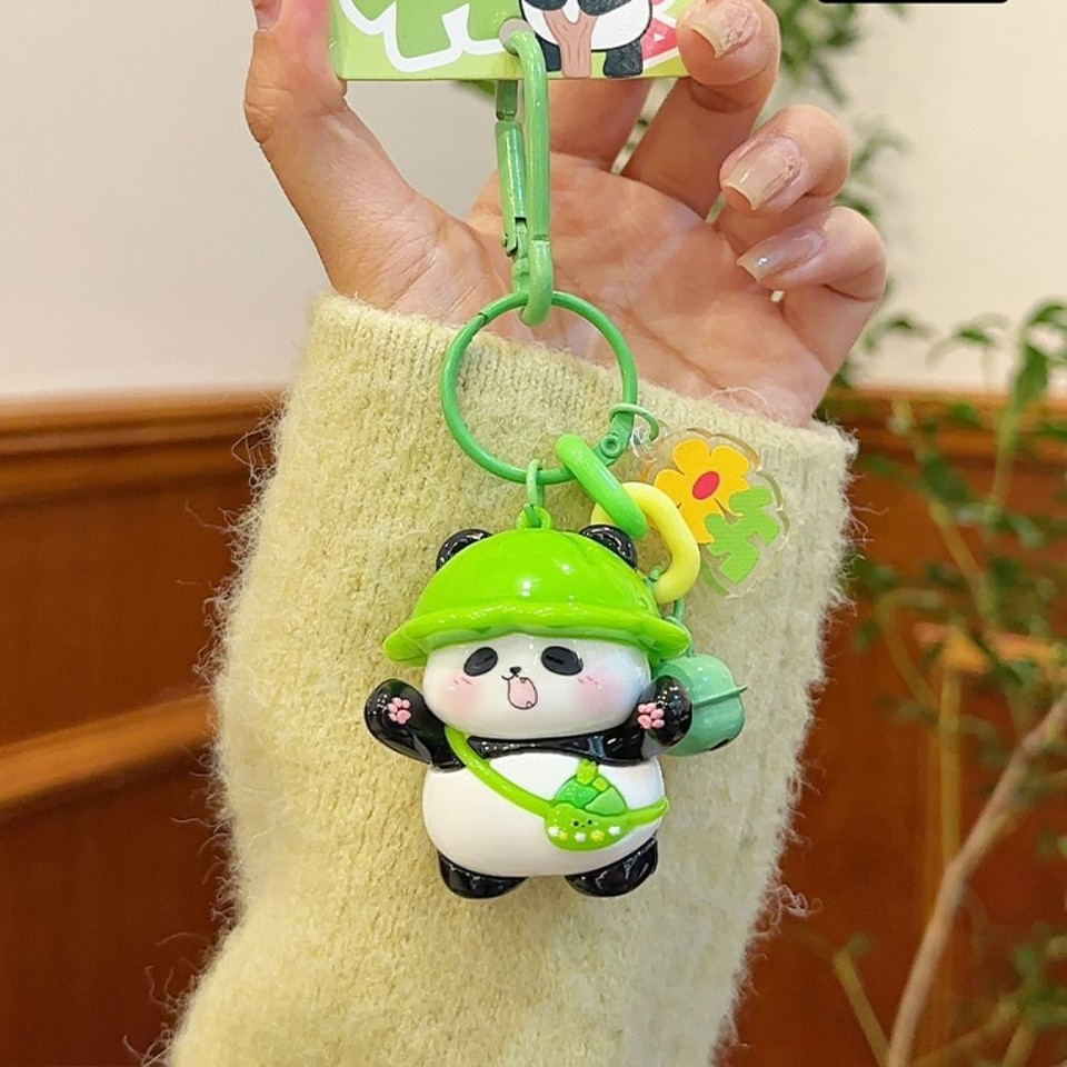 Funny Bag Pendants Cute Key Ring Cartoon Panda Keychain Small Gifts | eBay
