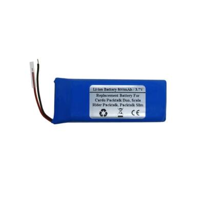 800mAh 3.7V Battery for Cardo Packtalk Duo, Scala Rider Packtalk ...