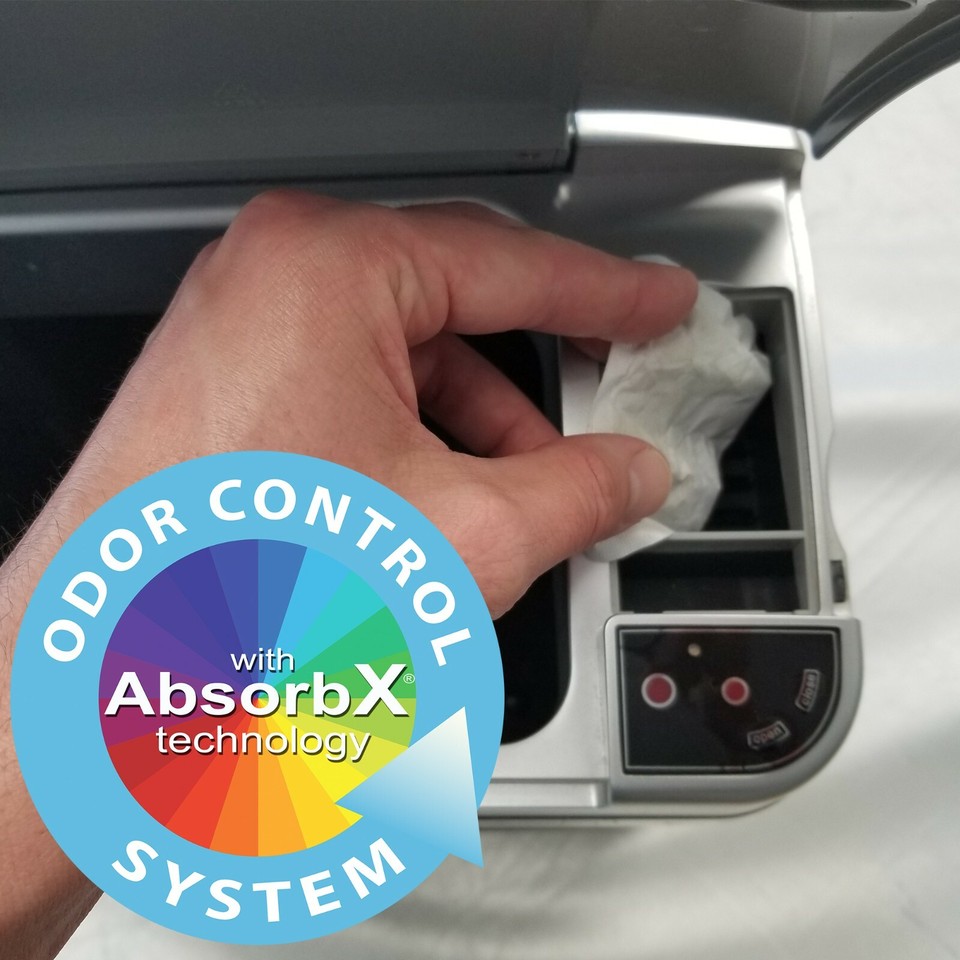 2.5 Gallon Automatic Sensor Can Stainless Steel Touchless Bathroom Home ...