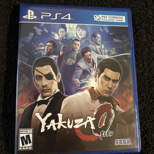 Yakuza 0 Zero (PlayStation 4, 2017) PS4 Rare 1st Print Blue Label MINT ...