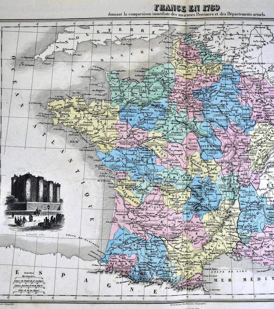 Bastille France Map