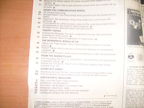 Elementary Electronics Magazine 1976 CB Powermate , Ham Radio ...