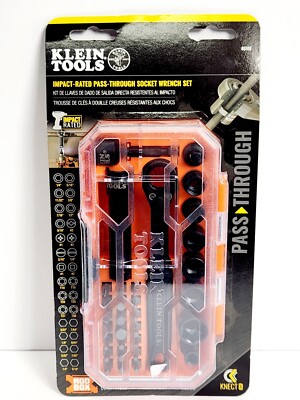 Klein Tools 65300 KNECT 1/4In Drive Impact Rated Pass Through Socket ...