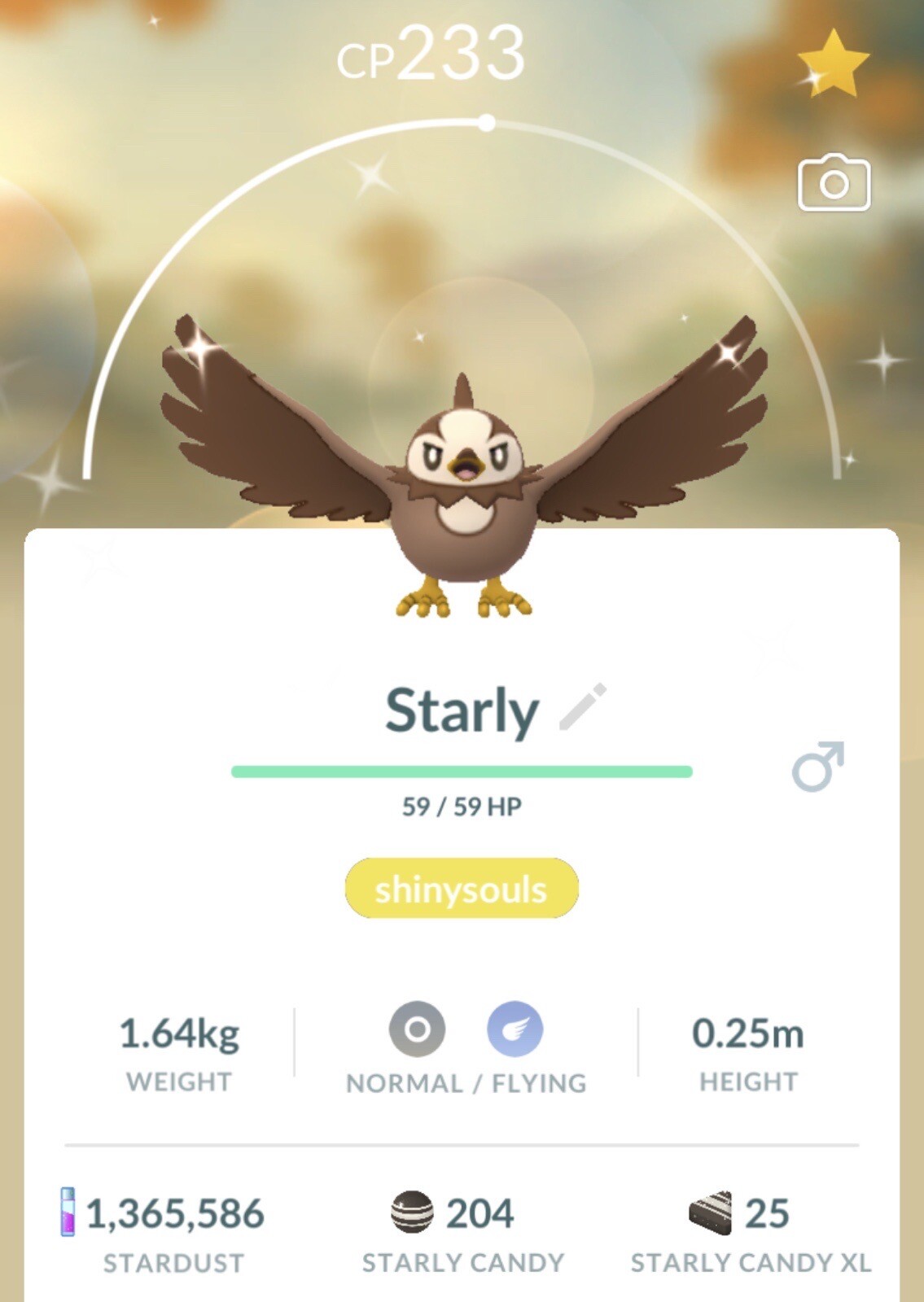 Pokémon Go Shiny Starly Trade! Registered Or 30 Day Friends! *See ...
