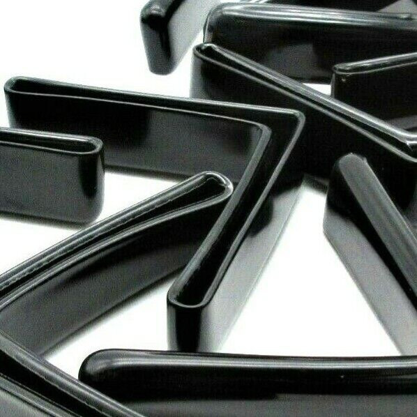 2” Angle Iron End Caps PVC Shelving Feet Fits 1/8" thick Metal 90 deg ...