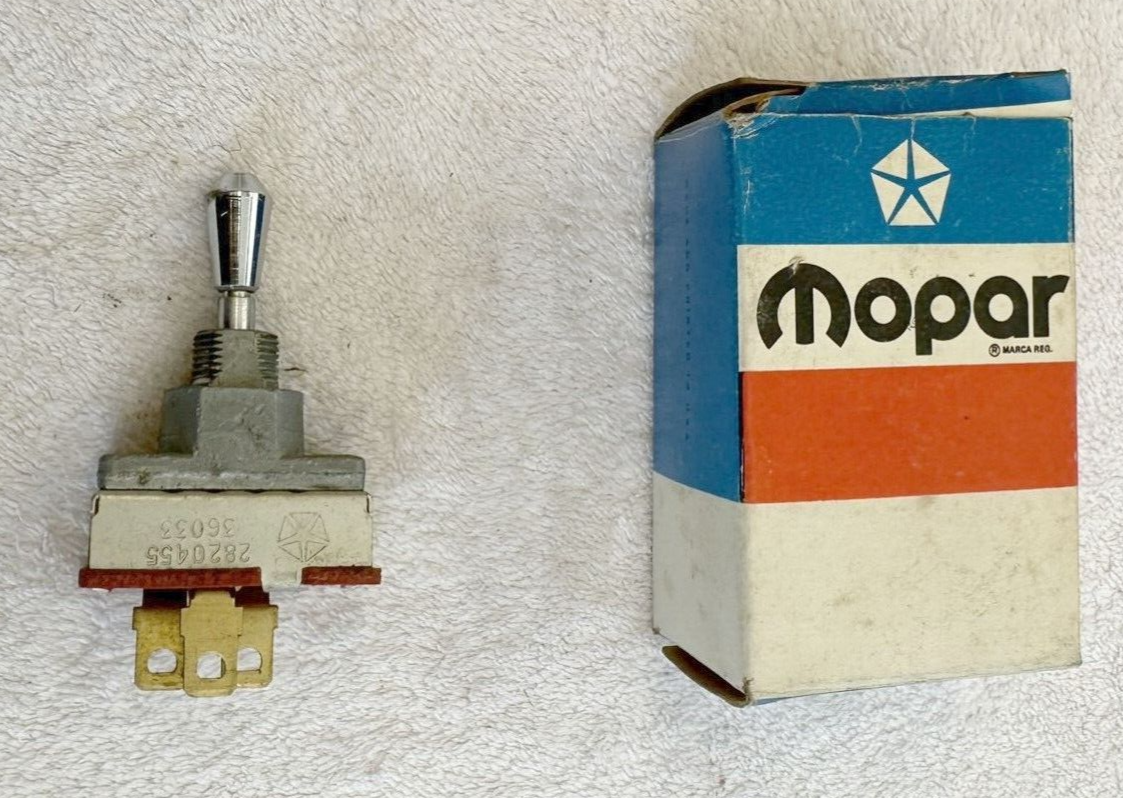 NOS 1967-76 Mopar A Body rear defrost switch defogger Dart GT Valiant ...