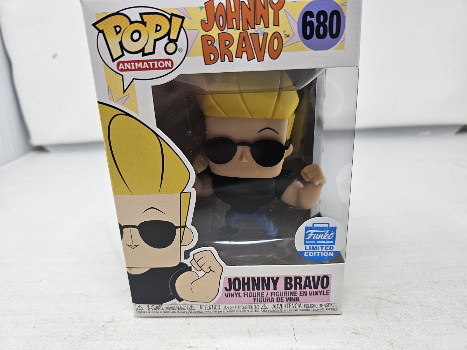 FUNKO POP ANIMATION- Johnny Bravo #680 Funko Shop Exclusive SEALED | eBay