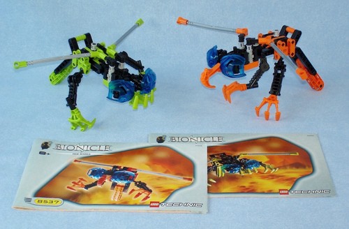 2001 Lego Bionicle Rahi 8537 NUI-RAMA Flying Technic Insects with 2 ...