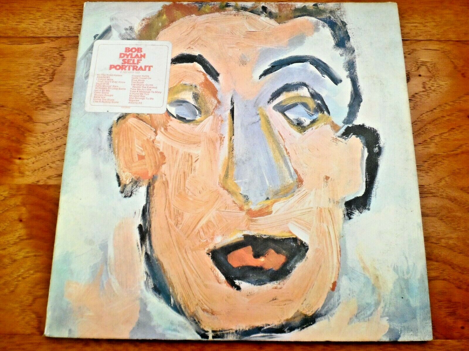 Bob Dylan ‎♫ Self Portrait ♫ Rare 1970 Columbia Records Promo Dbl Vinyl ...