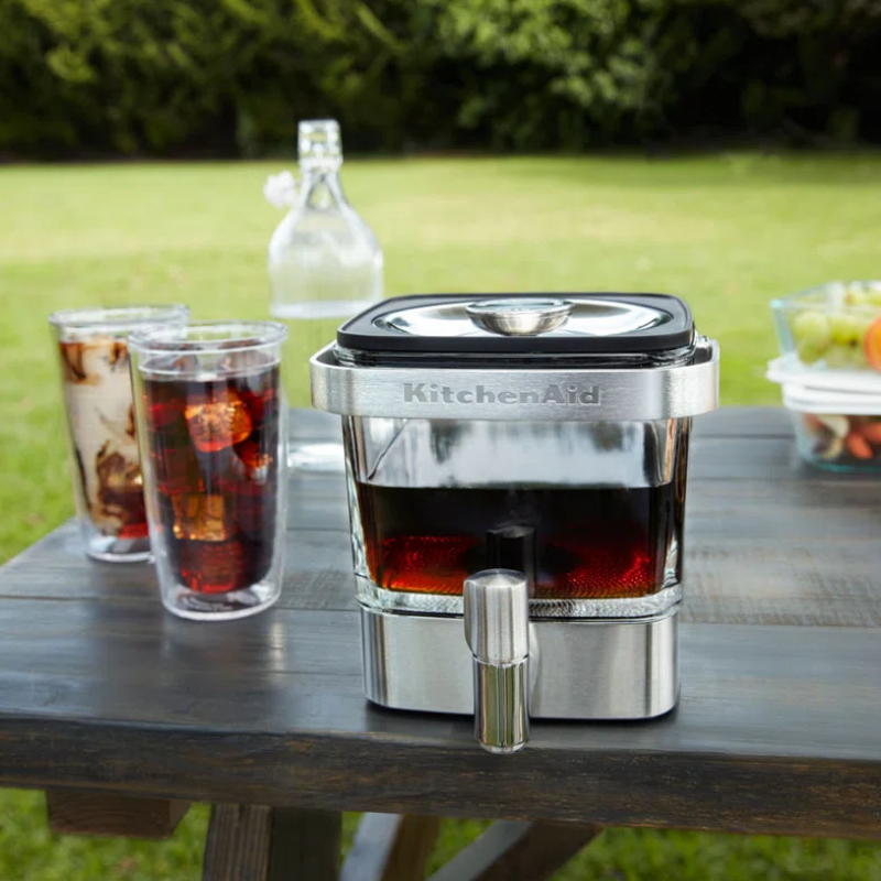 KitchenAid Cold Brew Coffee Maker 28oz Glass Stainless Steel KCM4212SX ...