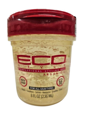 Eco Style Professional Styling Gel Argan Oil Maximum Hold 236ml/ 8 Oz ...