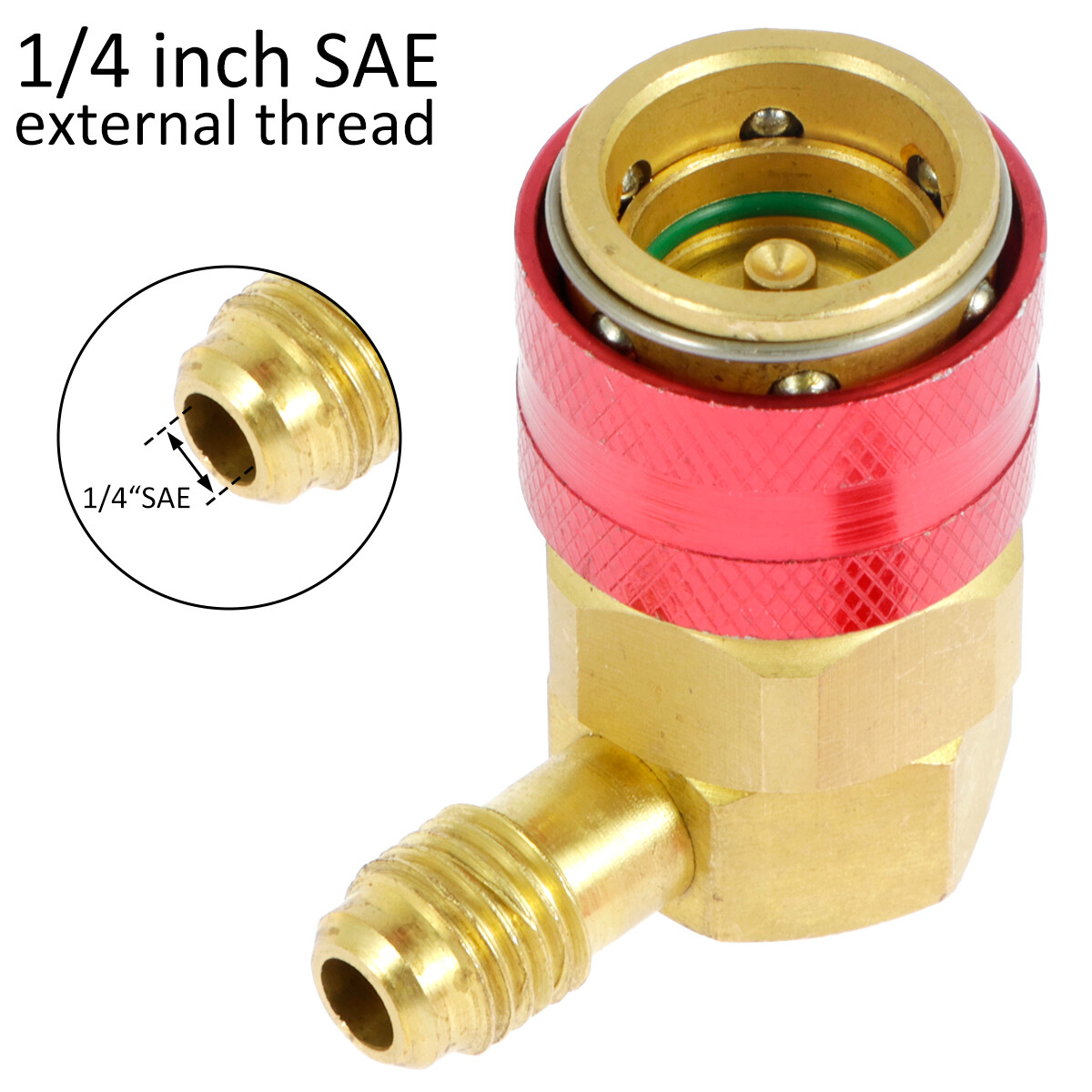 2Pcs Quick Coupler Adapter Professional Air Conditioning Coupler ...