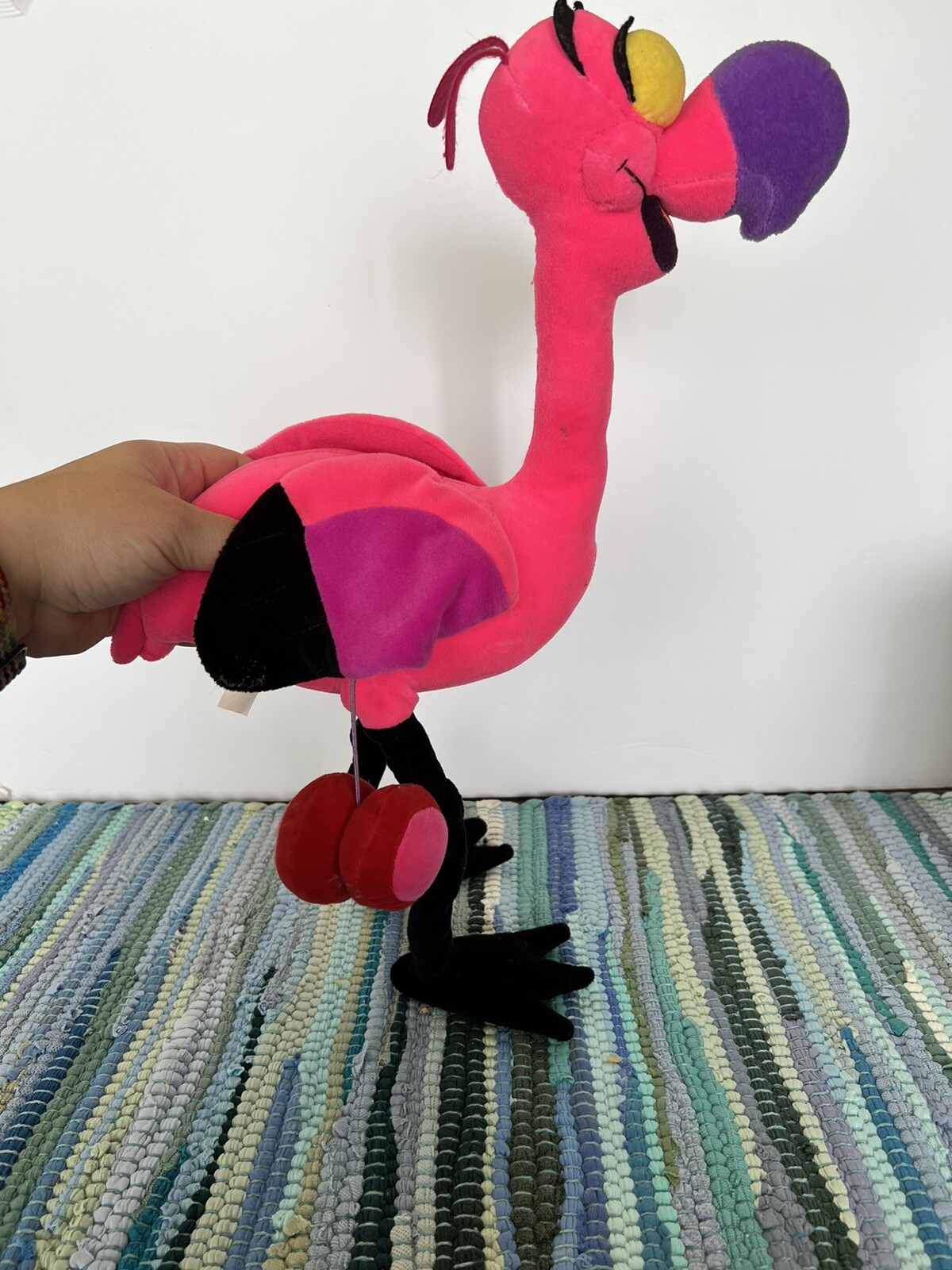 Fantasia Pink Flamingo w Red Yoyo 12in Collectible Disney Plush | eBay