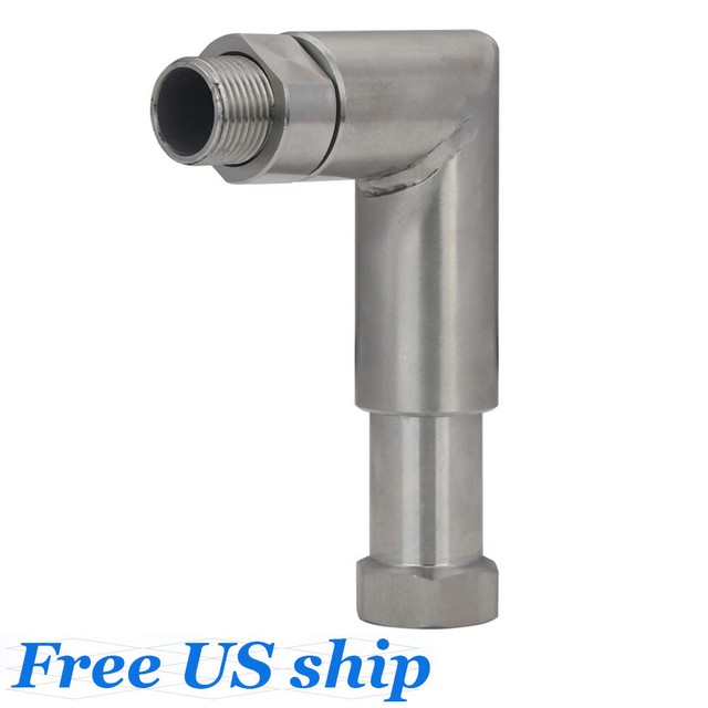 O2 Oxygen Sensor 90 Degree Angled Extender Spacer Bung Adapter ...