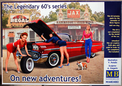 24082 Master Box Pin Up series a short stop all three kits 1:24 NEW ...