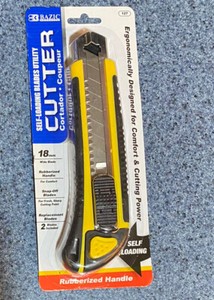 Bazic Box Cutter w/Blade NIB self loading Blades Utility Cutter | eBay
