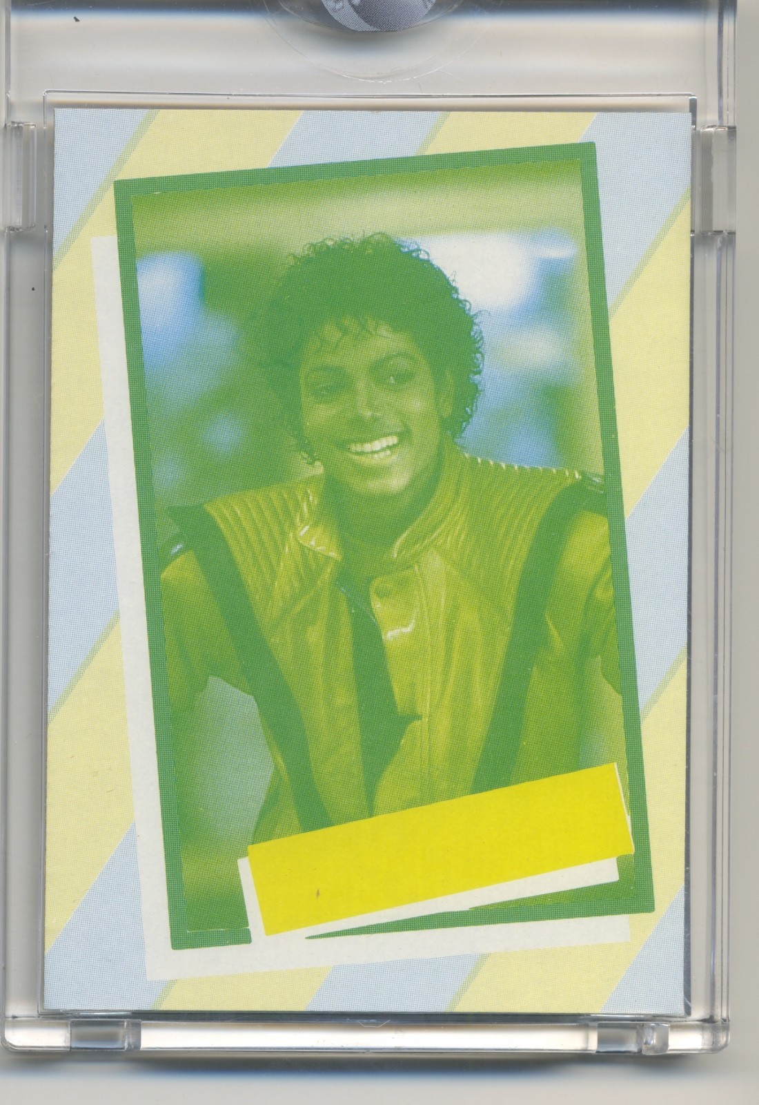 Topps Vault 1984 Michael Jackson Thriller #4 Color Separation Proof ...