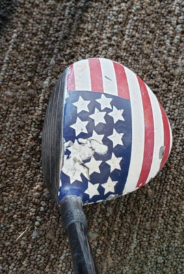 44 3/8 IN US FLAG DECORATED TAYLORMADE SUPERFAST 2.0 FAIRWAY WOOD GOLF ...