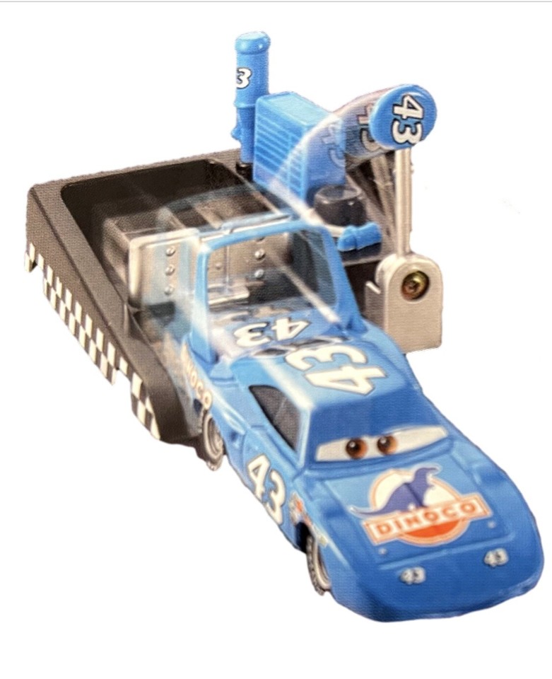 Disney Pixar Cars PIT ROW RACE OFF THE KING Launch & Race Launcher ...