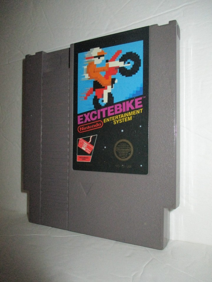 EXCITEBIKE NES Nintendo Entertainment System Video Game & Sleeve Used ...