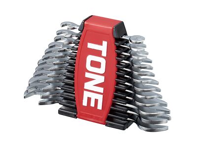 TONE DSTO1200P Thin Type Spanner Set WRENCH 12 Size SET 8-19mm with ...