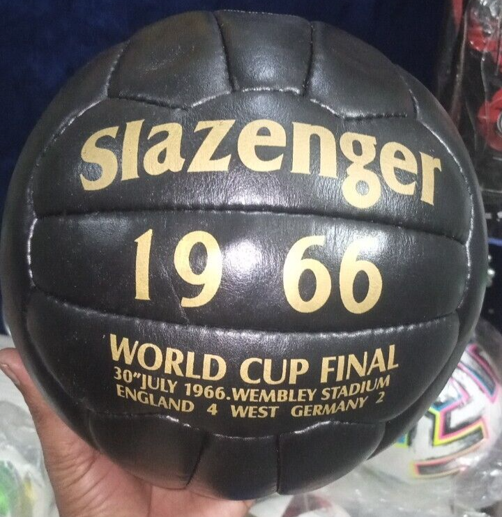"Vintage 1996 Slazenger Soccer Ball - Original Leather - World Cup ...