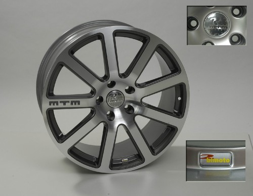 MTM Bimoto Felge 8,5x19 ET 50 45 35 Titanpoliert 5x112 57,1 Audi VW ...