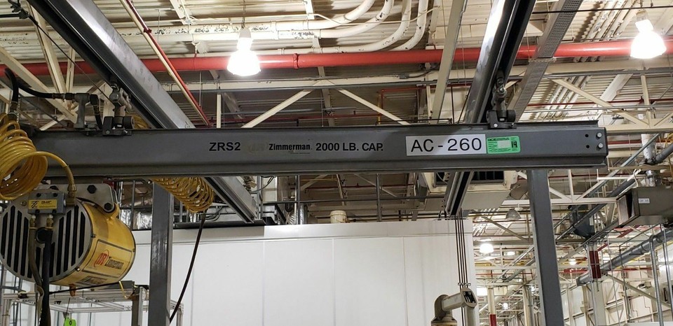 Zimmerman 2000 Lb Overhead Crane | eBay