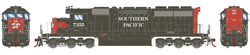 Athearn HO EMD SD40R Southern Pacific SP #7355 DCC/SND LED ATH87322 | eBay