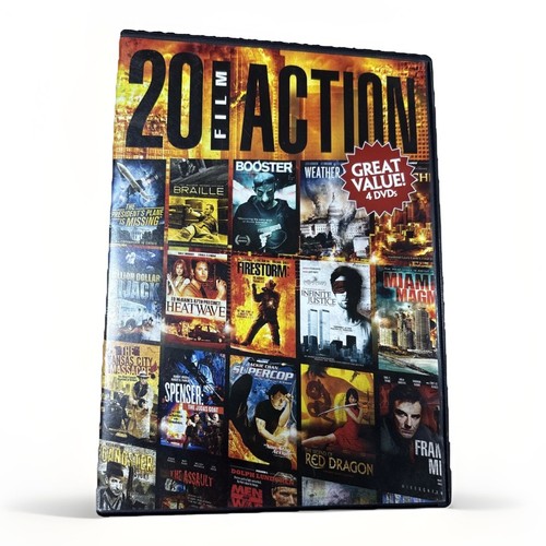 20-Film Action Pack 4-DVD Jackie Chan, Dolph Lundgren, Rutger Hauer ...