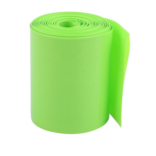 70mm Largeur 2,1M Longueur Tube Rétractable PVC Vert pour 18650 Pack ...