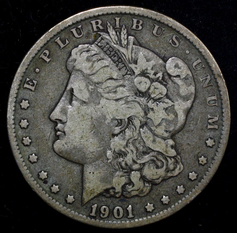 1901 $1 Morgan Silver Dollar VF Key Date #S4 | eBay