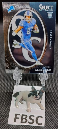 2023 Panini Select SAM LAPORTA RC Rookie Certified Insert Detroit Lions ...