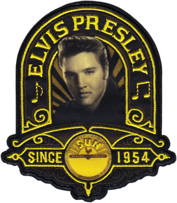 Patch - Elvis Presley Since 1954 Sun Records Logo 3.75" Iron On #3523 ...