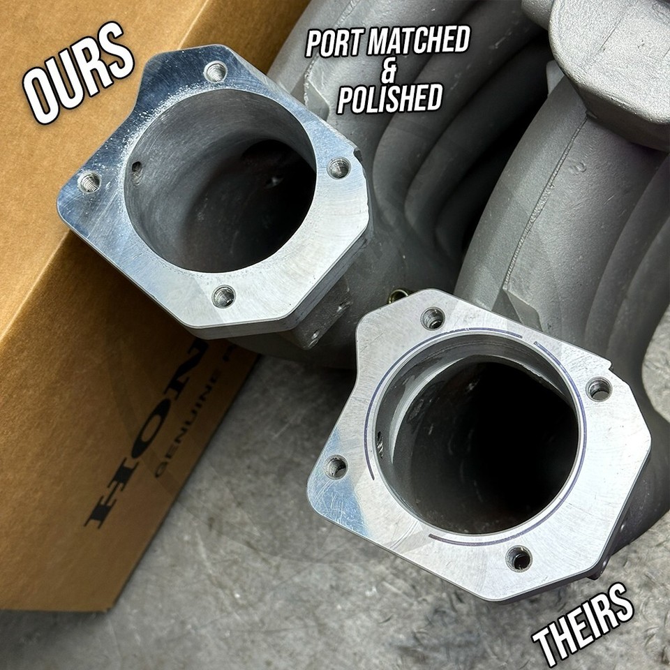 RBC Pro Ported Intake Manifold w/ K-Tuned Throttle Adapter for 12-15 ...