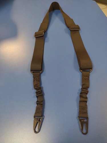 High Quality Tactical Two Point Bungee Sling Gun Rifle Strap 2 Swivels ...