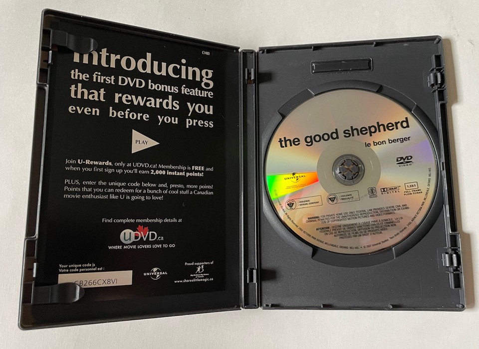 The Good Shepherd 2006 DVD Robert De Niro Matt Damon Angelina Jolie Joe ...