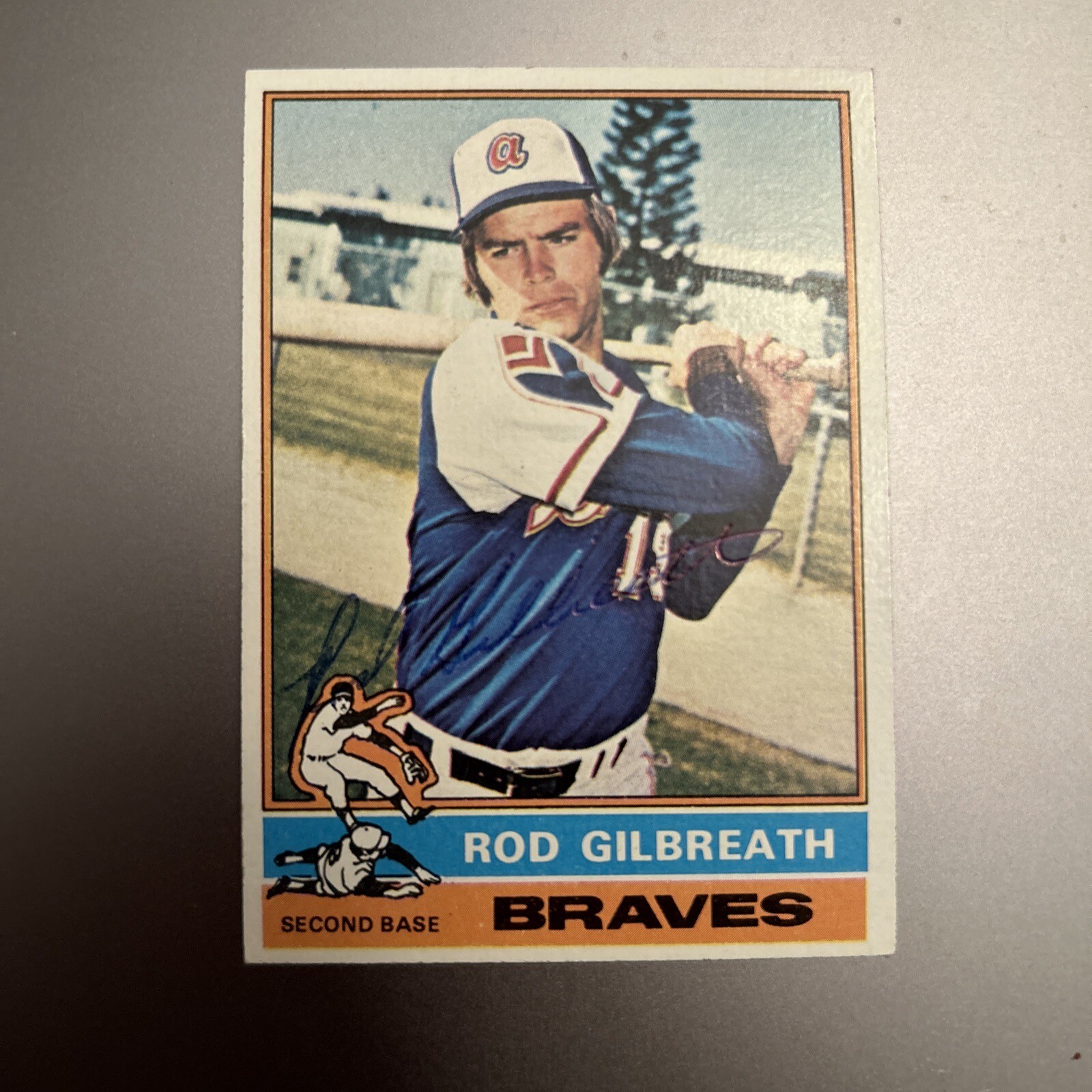 ROD GILBREATH 1976 TOPPS AUTOGRAPHED SIGNED AUTO BASEBALL CARD | eBay