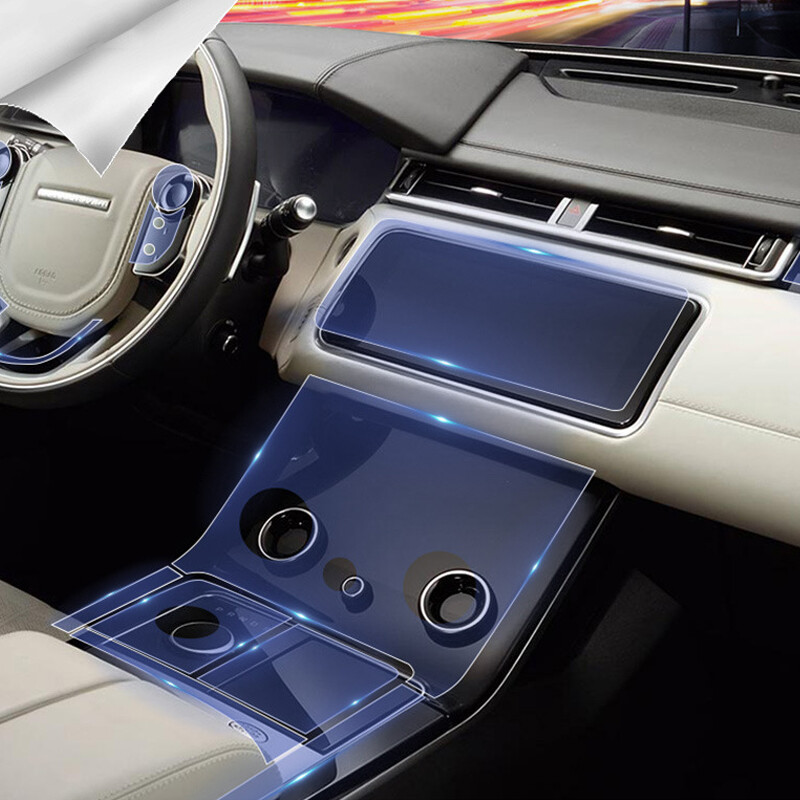 For Range Rover Velar 2017-19 Car transparent protective Central ...