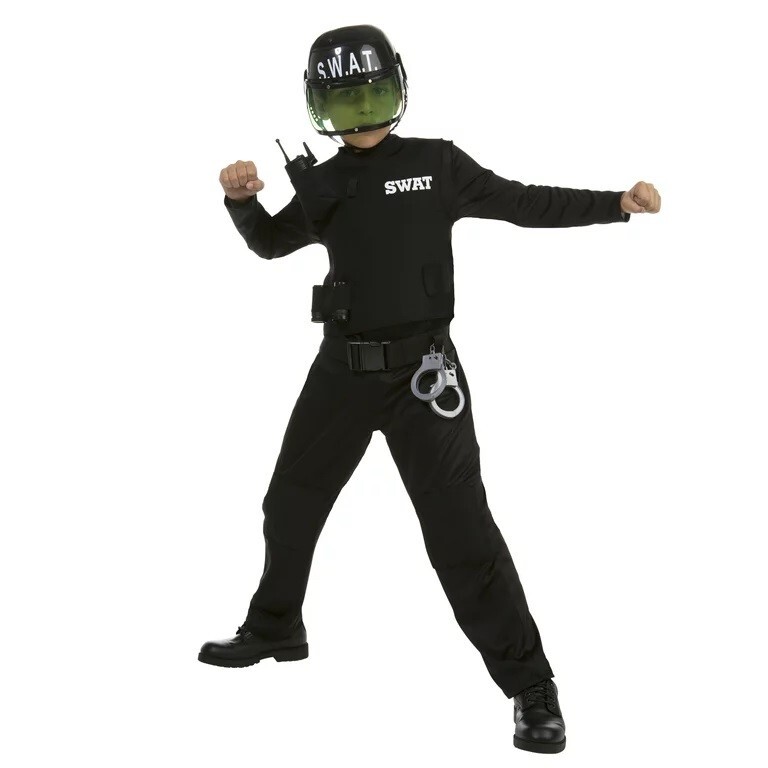 Junior Swat Costume For A Child Kids Swat Costume | Kids Halloween