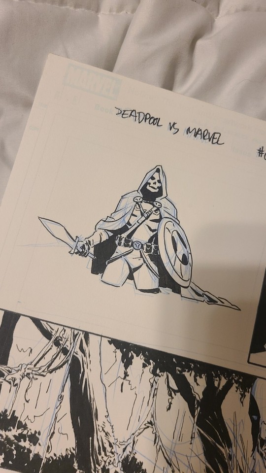 Deadpool Kills the Marvel Universe Original Comic Art Pg 9 Issue #4 ...